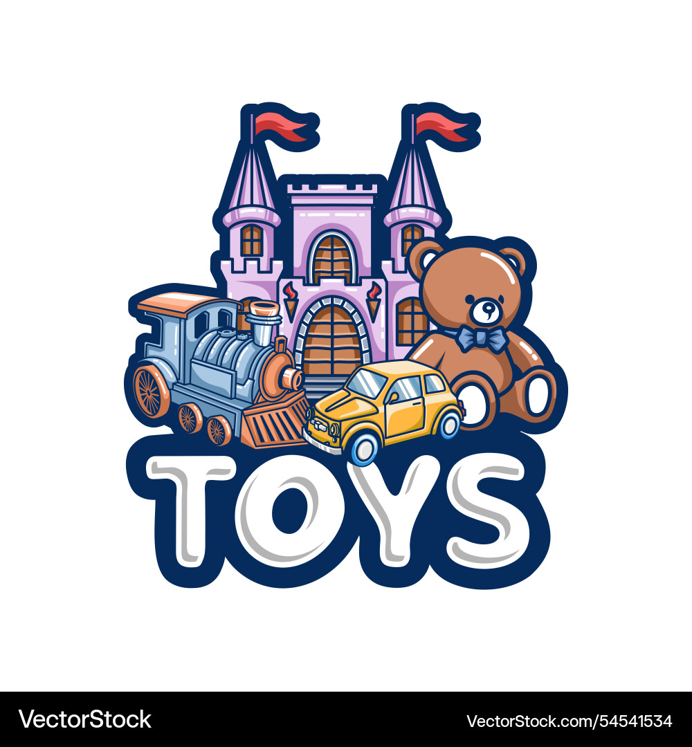 Toys logo Royalty Free Vector Image - VectorStock