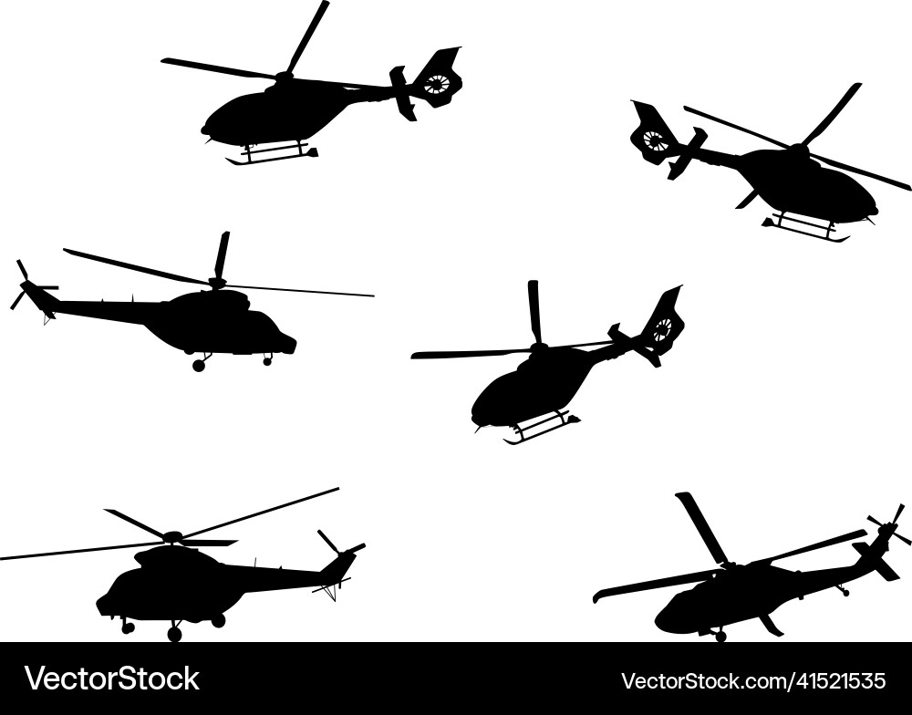 Helicopter Royalty Free Vector Image - VectorStock