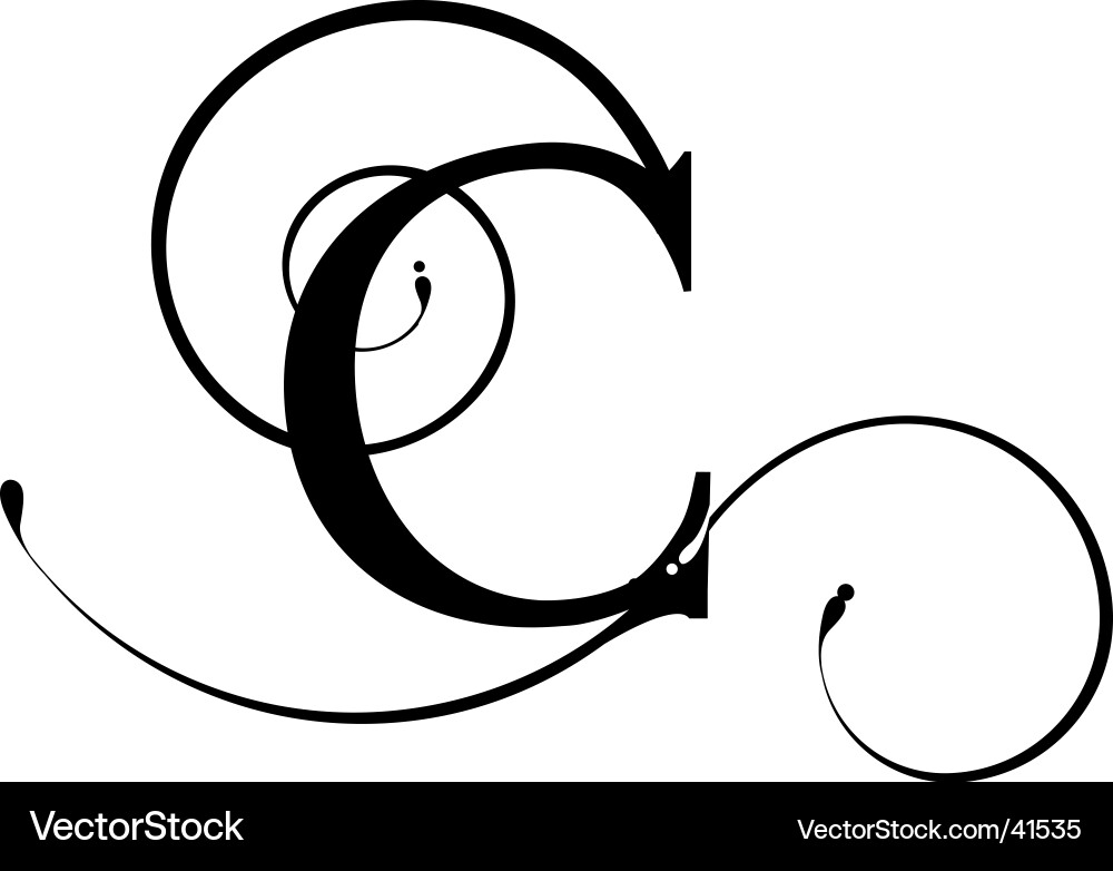 Black Letter Capital C Vector Images (over 13,000)