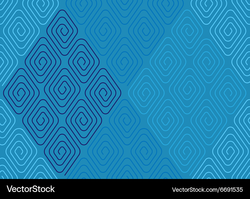 Spiral pattern blue Royalty Free Vector Image - VectorStock
