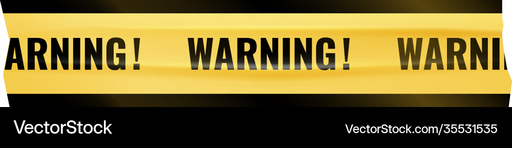 Warning adhesive tape Royalty Free Vector Image