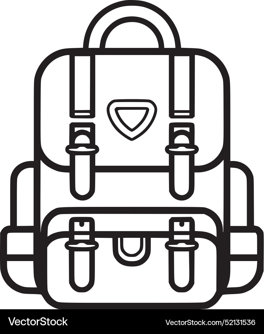 Backpack Royalty Free Vector Image - VectorStock