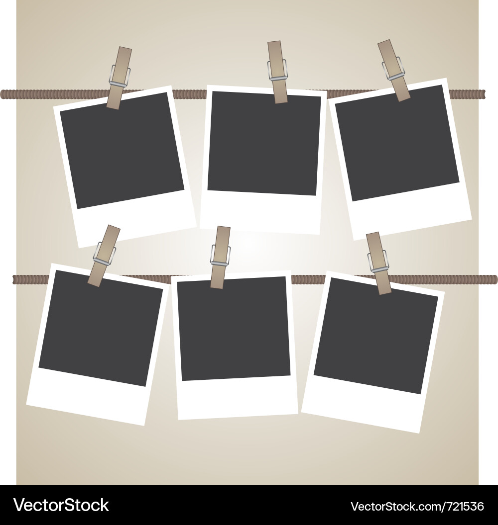 Photos on Pegs Vector Images (over 190)