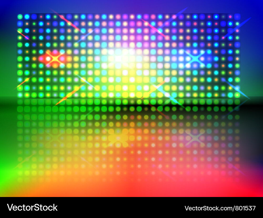Rgb light wall Royalty Free Vector Image - VectorStock