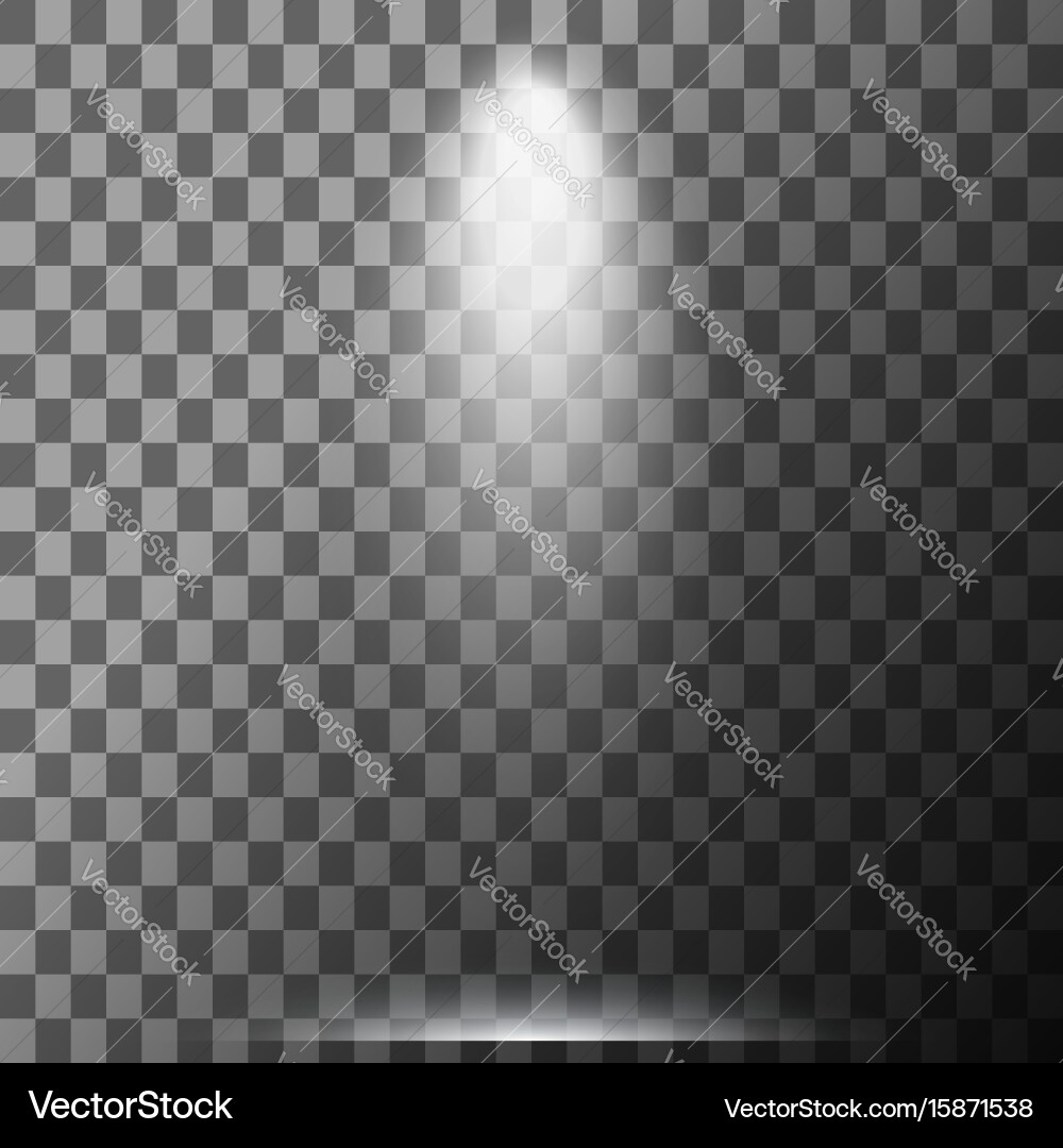 Scene illumination cold light effect Royalty Free Vector