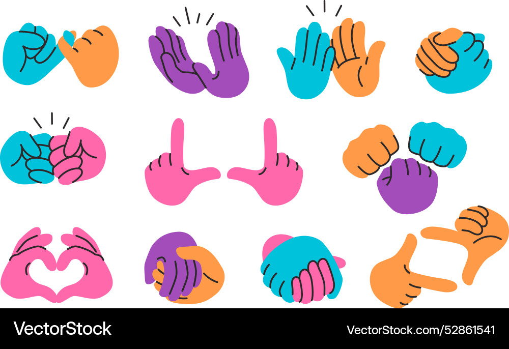 High Five Cartoon Vector Images (over 1,800)