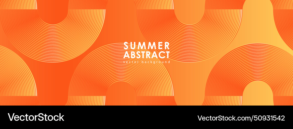 Bright summer abstract orange background Vector Image