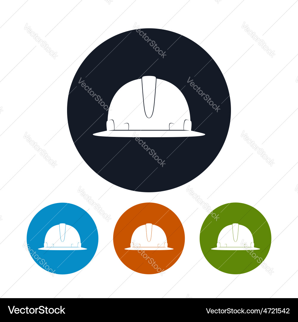 Icon hard hat Royalty Free Vector Image - VectorStock