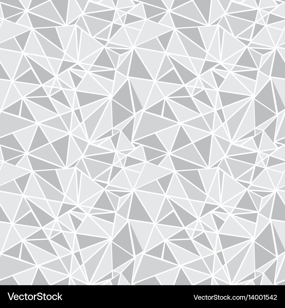Silver Grey Geometric Triangles Royalty Free Vector Image