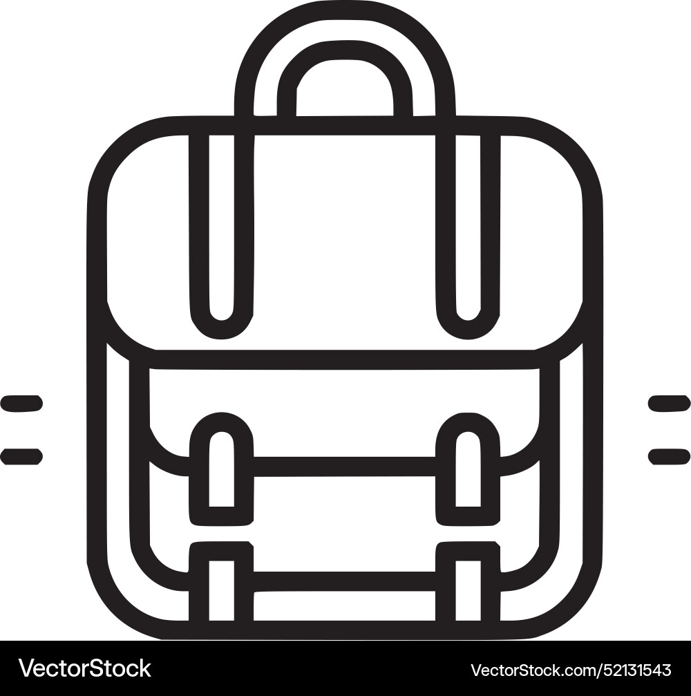 Backpack Royalty Free Vector Image - VectorStock