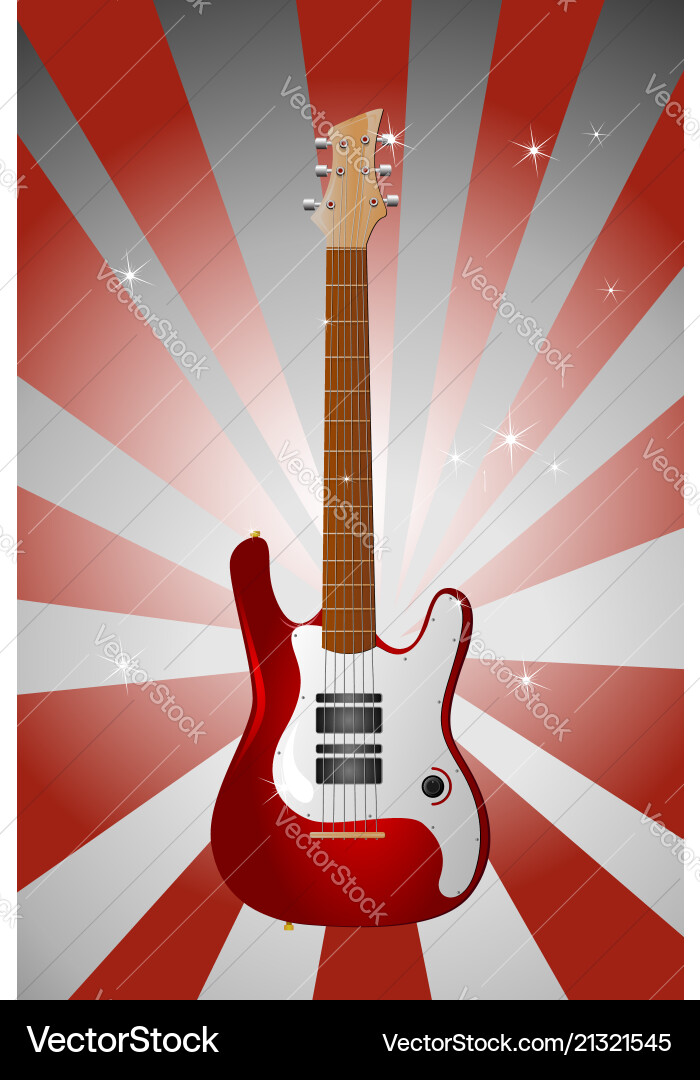 Guitar Royalty Free Vector Image - VectorStock