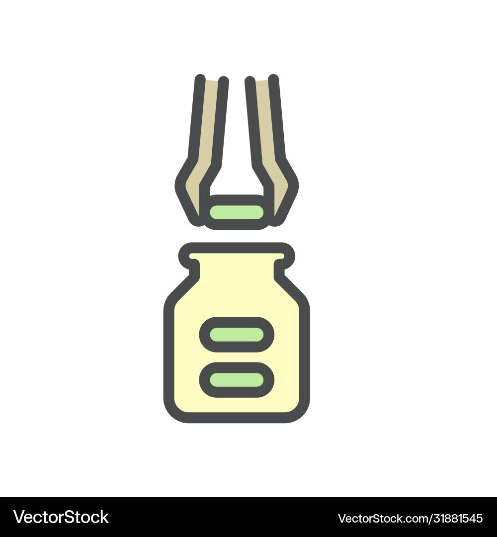 Pharmaceutical production and manufacturing icon Vector Image