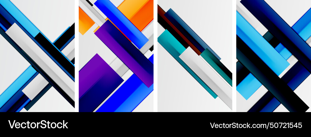 Stripes and lines poster abstract backgrounds Vector Image