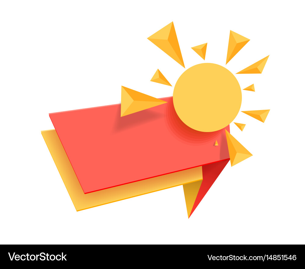 Banner tag template Royalty Free Vector Image - VectorStock