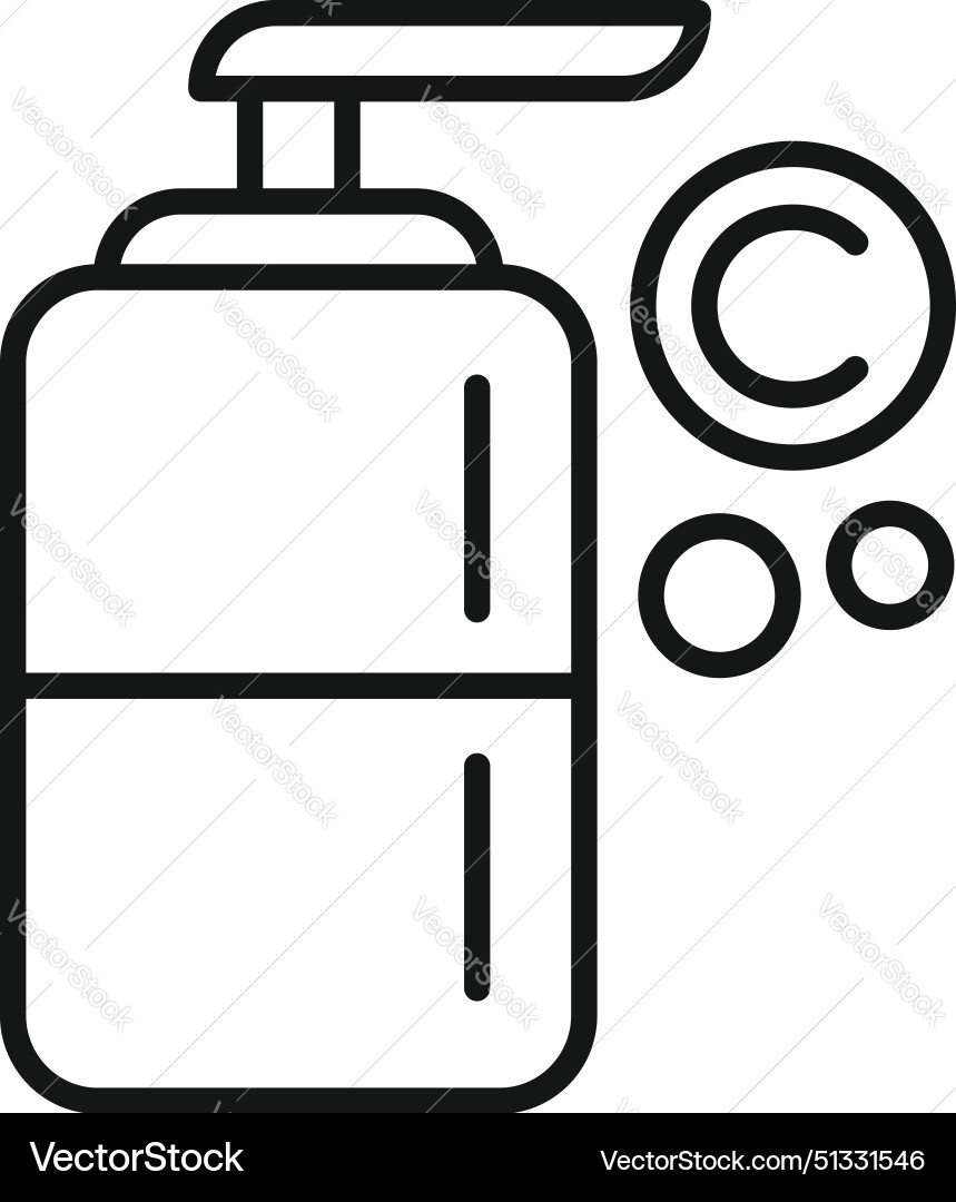 Liquid soap dispenser icon Royalty Free Vector Image