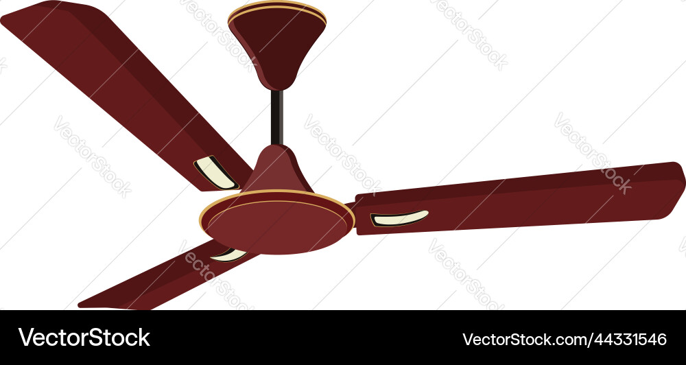Modern Ceiling Fan Royalty Free Vector Image - VectorStock