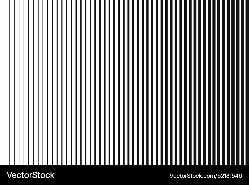Striped halftone pattern black and white Vector Image