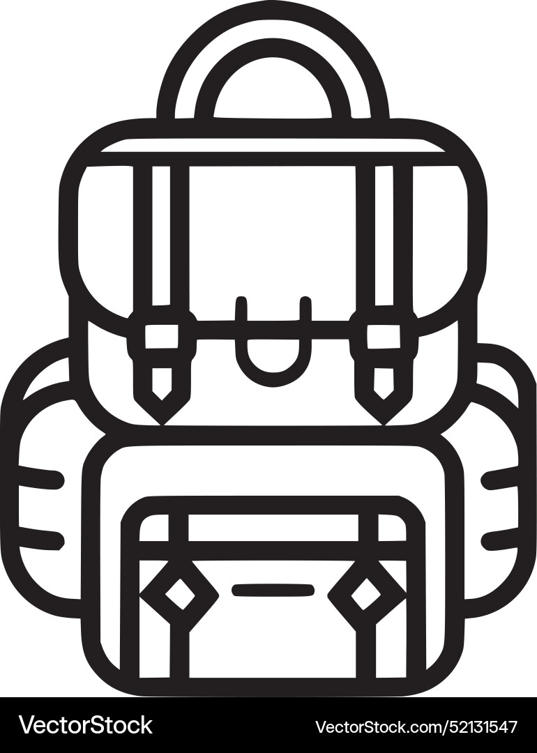 Backpack Royalty Free Vector Image - VectorStock