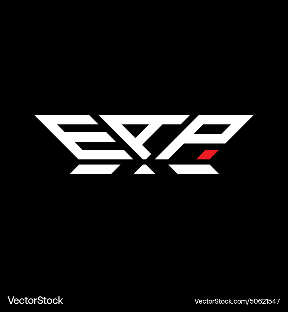 Eap letter logo design simple and modern Vector Image