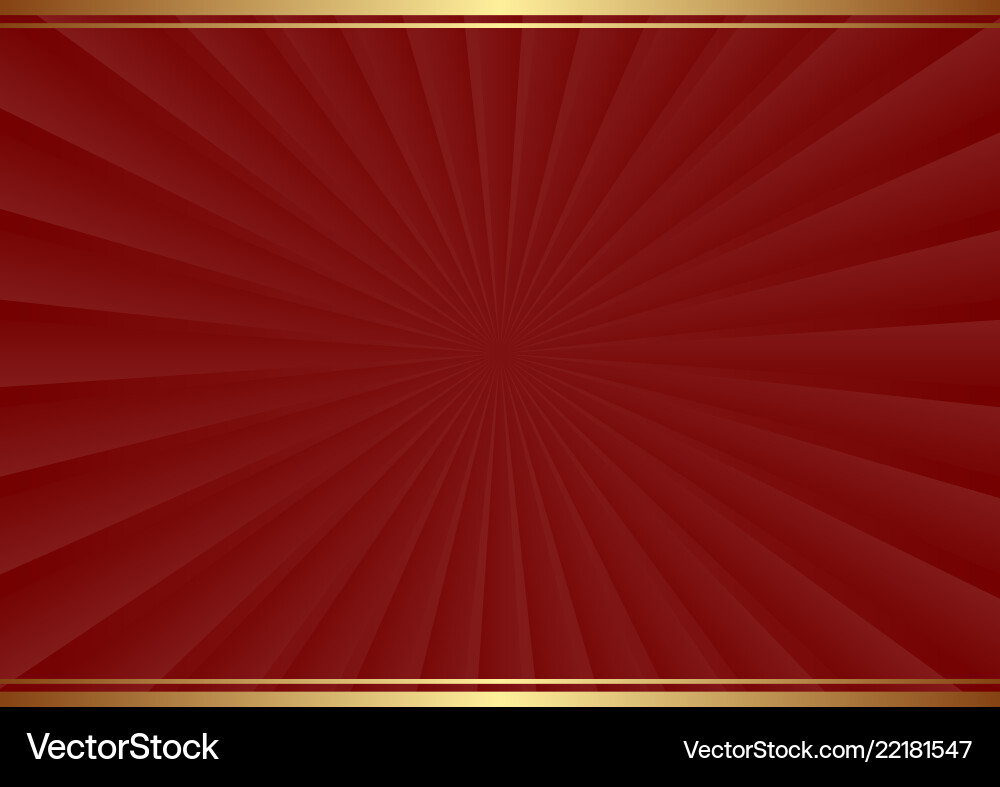 Elegant Maroon Background with Golden Border Vector Image