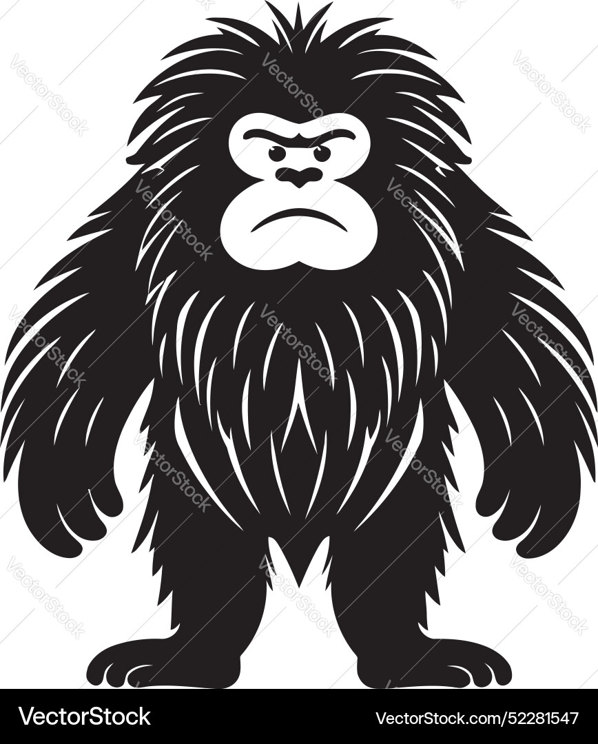 Mystic mountain marvel enigmatic sasquatch logo Vector Image