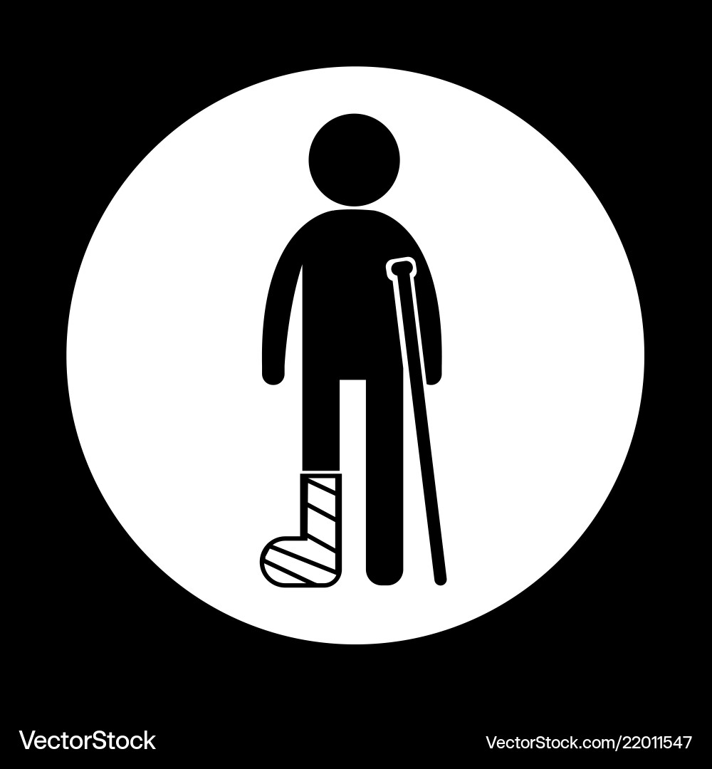 People injury icon Royalty Free Vector Image - VectorStock