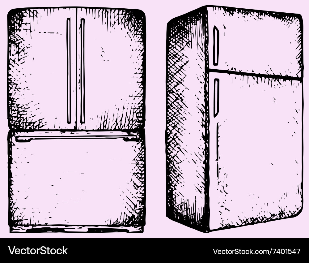 Refrigerator Royalty Free Vector Image - VectorStock