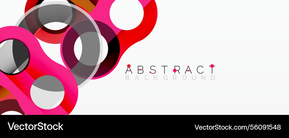 Abstract circle element composition with Vector Image