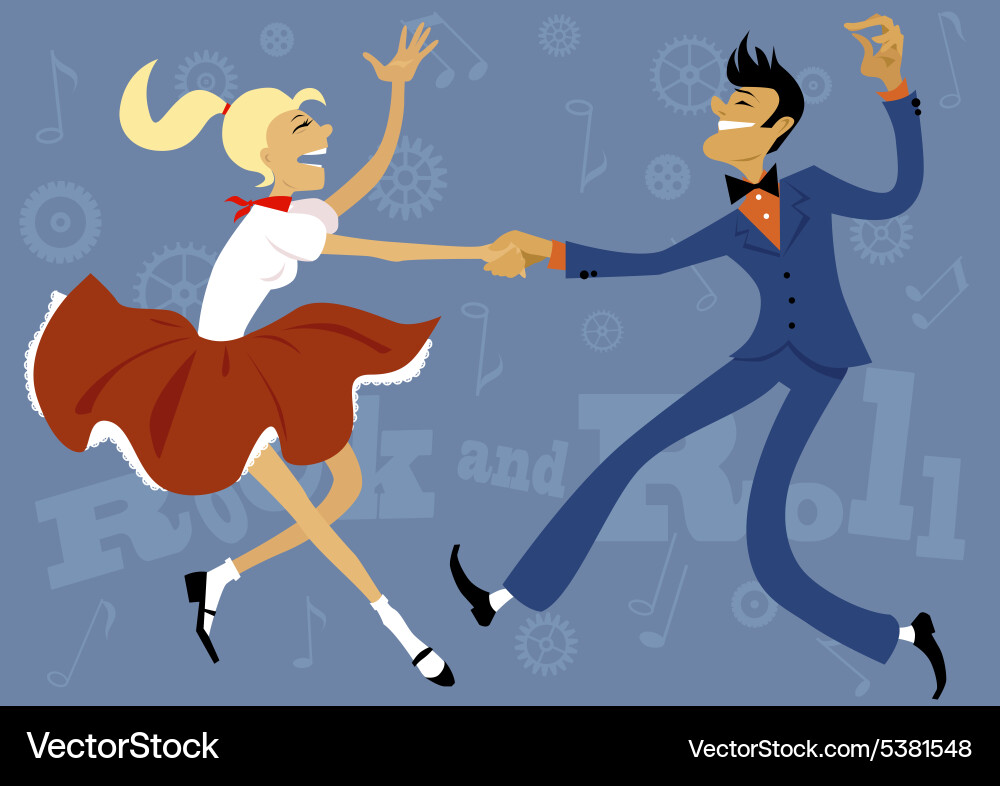 Rock and roll Royalty Free Vector Image - VectorStock