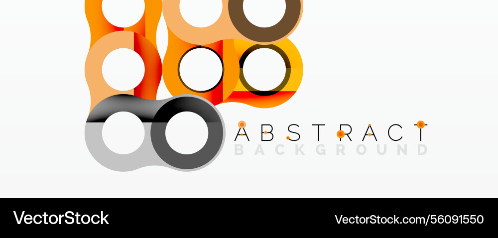 Abstract geometric pattern with interlocking Vector Image