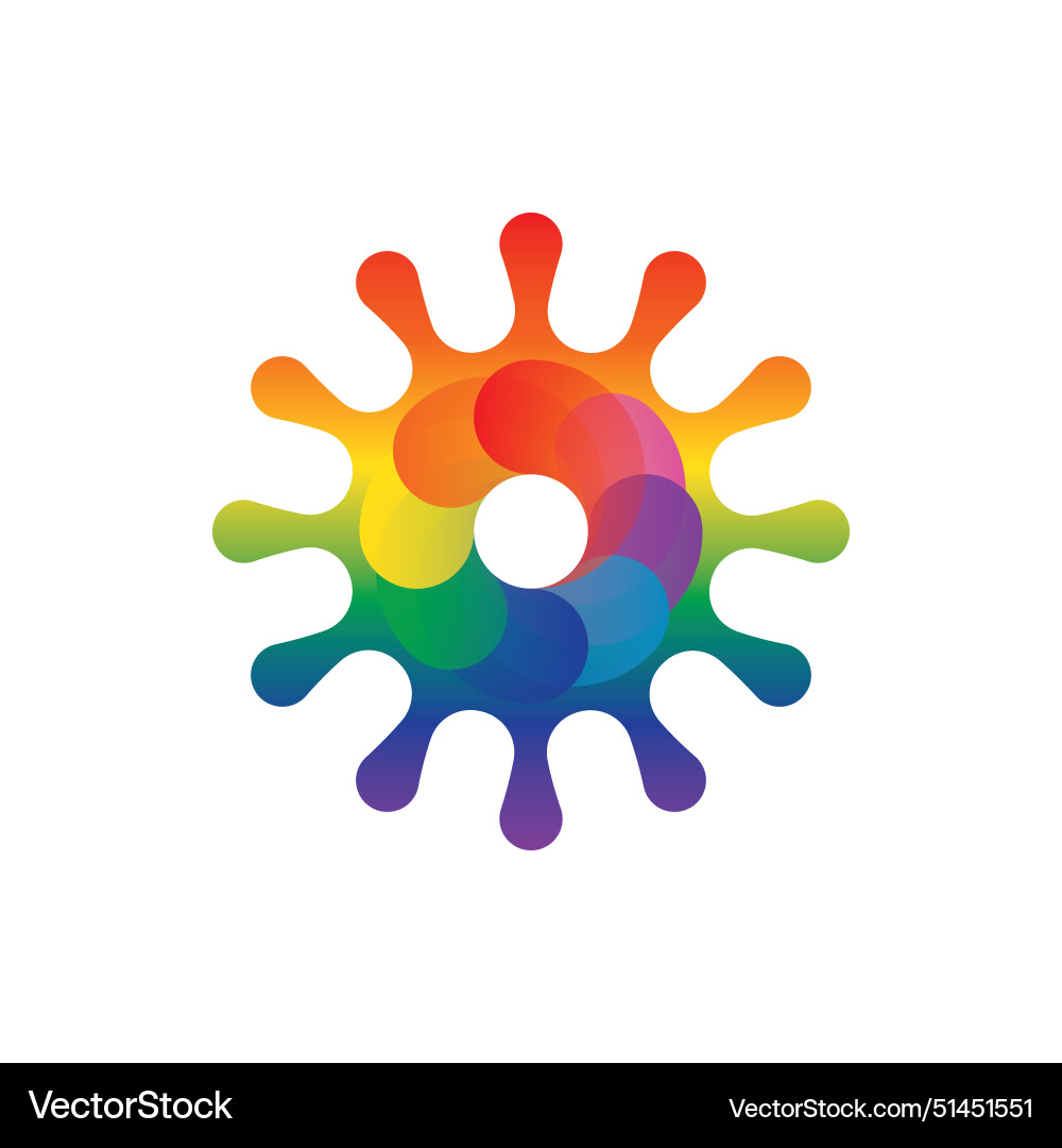 Paint splash logo Royalty Free Vector Image - VectorStock