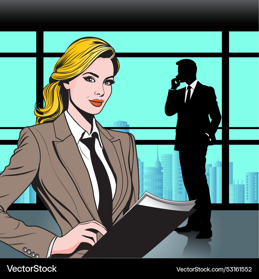 Businesswoman Royalty Free Vector Image - VectorStock