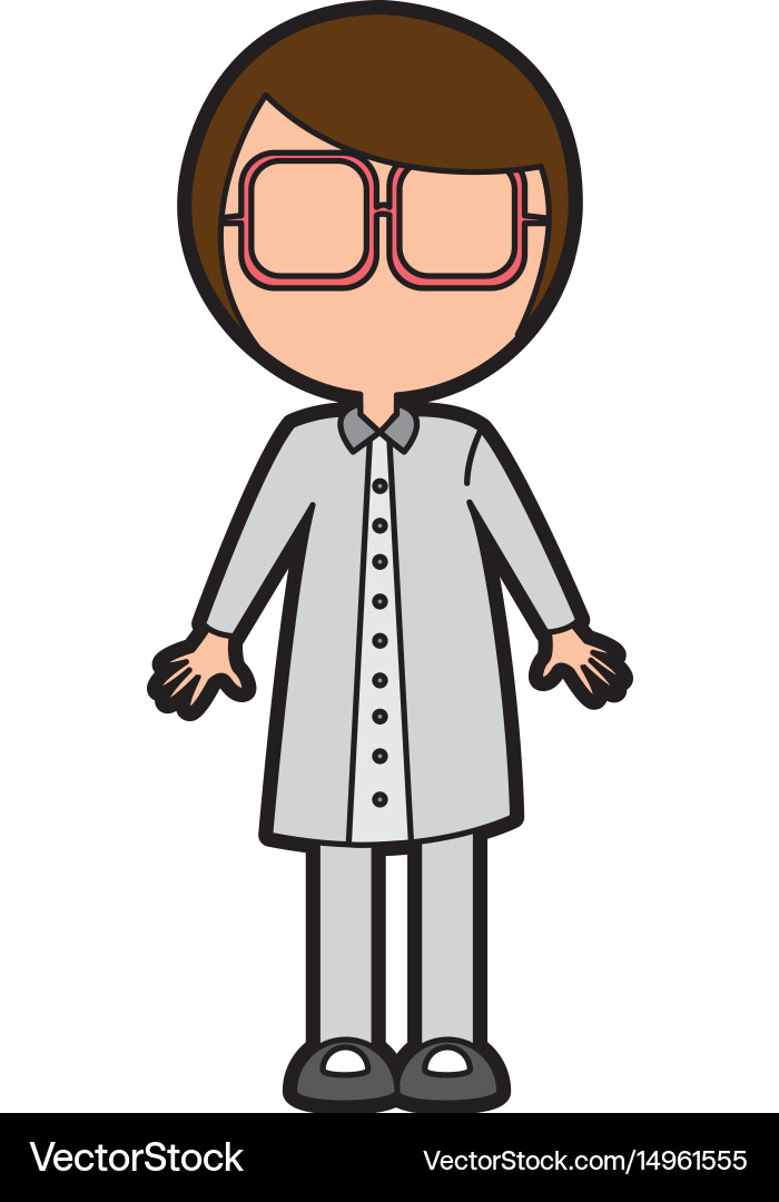 Female nerd avatar character Royalty Free Vector Image