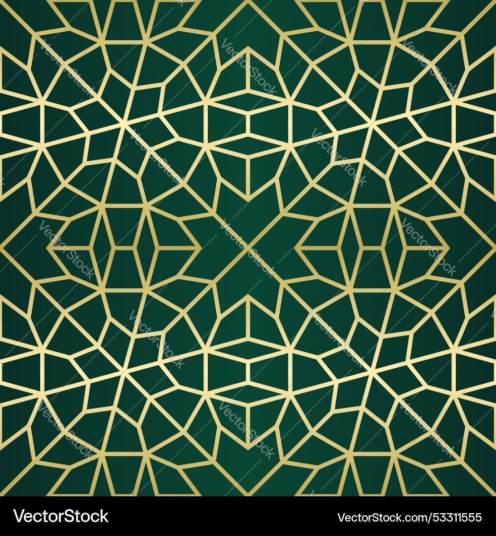 Islamic background with traditional style arabic Vector Image
