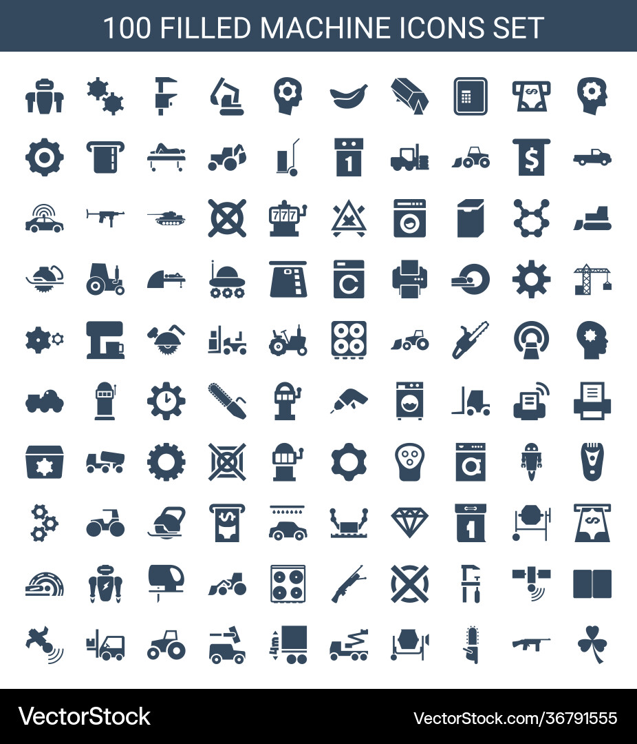 Maschinen und Apparate Lizenzfreies Vektorbild