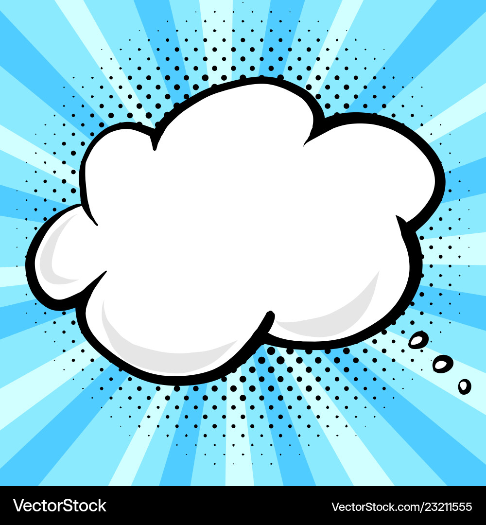 Vintage Traumblase im Pop Lizenzfreies Vektorbild