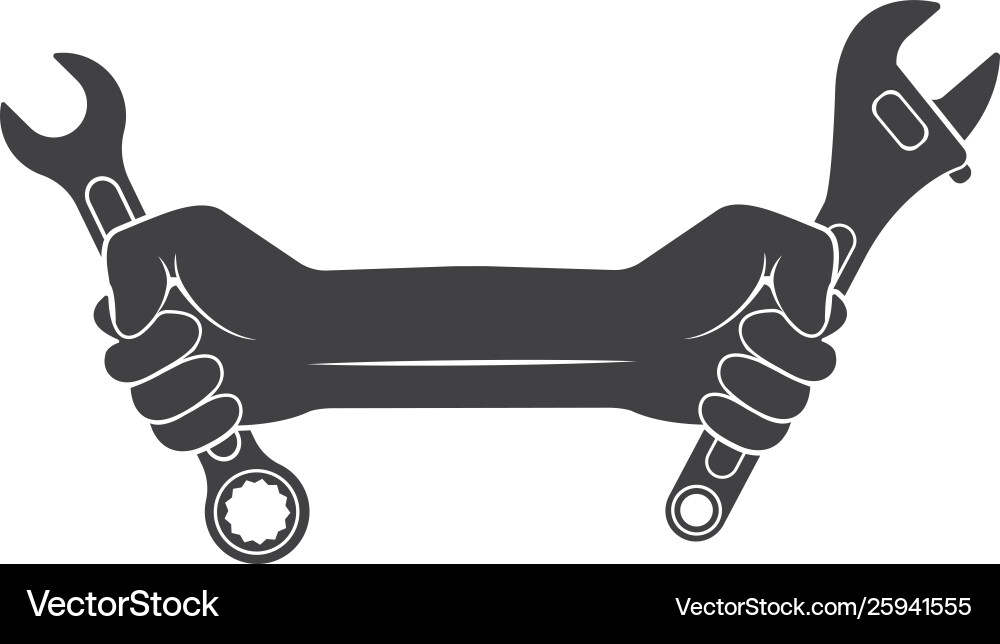 Wrench icon automotive service Royalty Free Vector Image