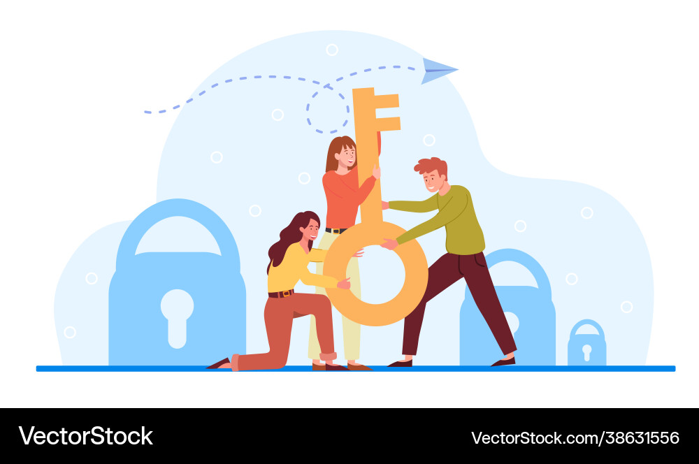 Key to success Royalty Free Vector Image - VectorStock