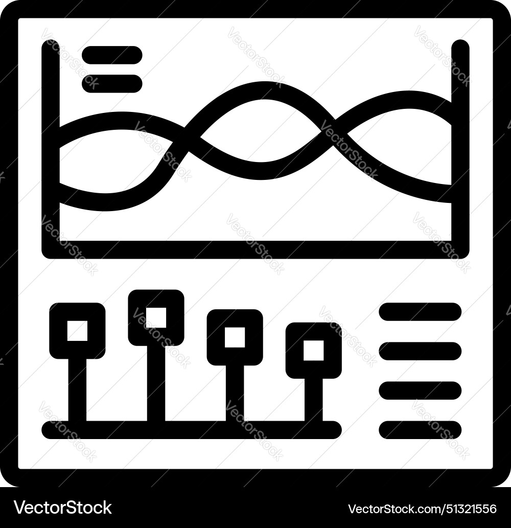 Startup capital failure icon outline Royalty Free Vector