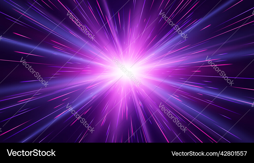 High speed radial motion blur background Vector Image