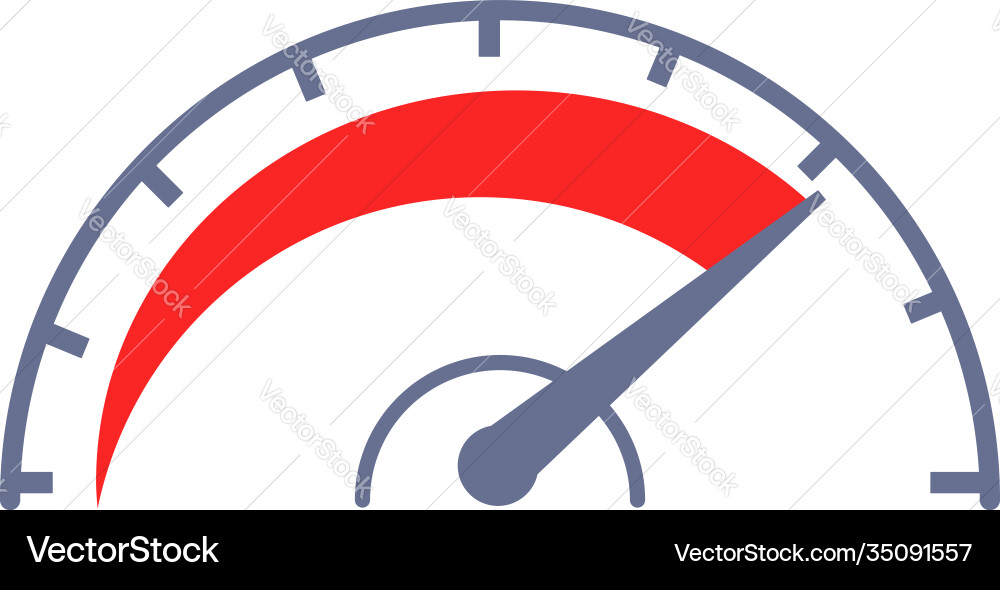 Internet speed technology icon cartoon style Vector Image