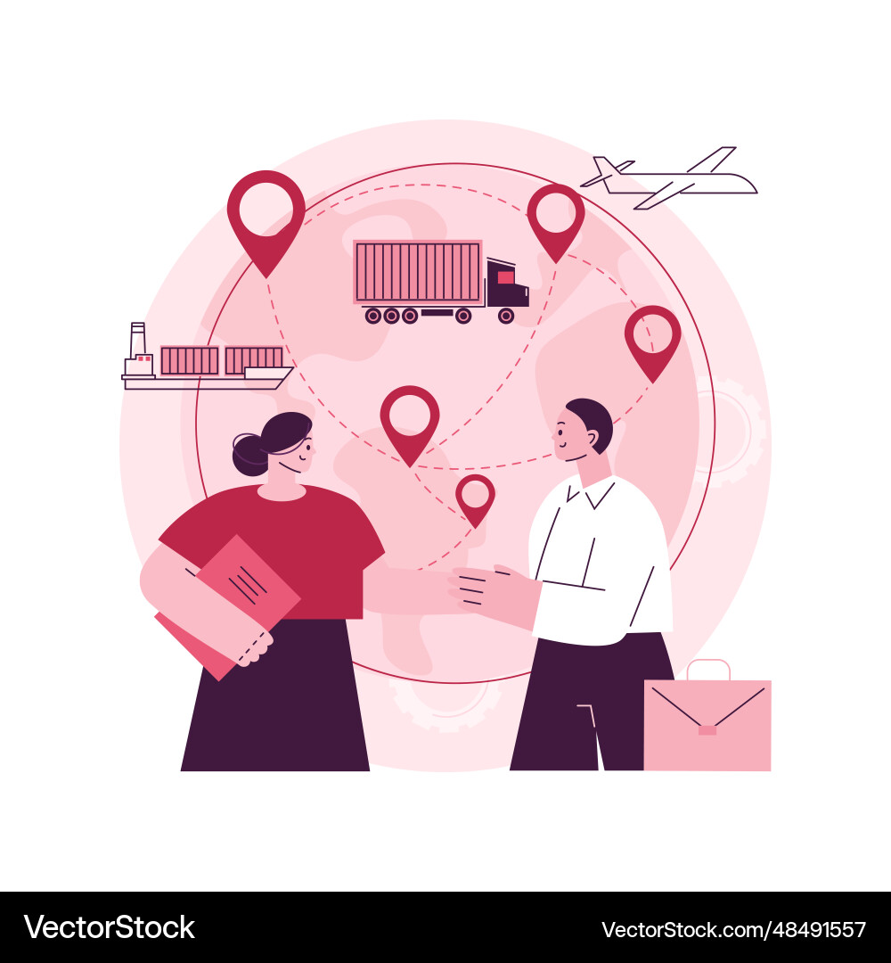 Logistics & Supply Chain Royalty Free Vector Image