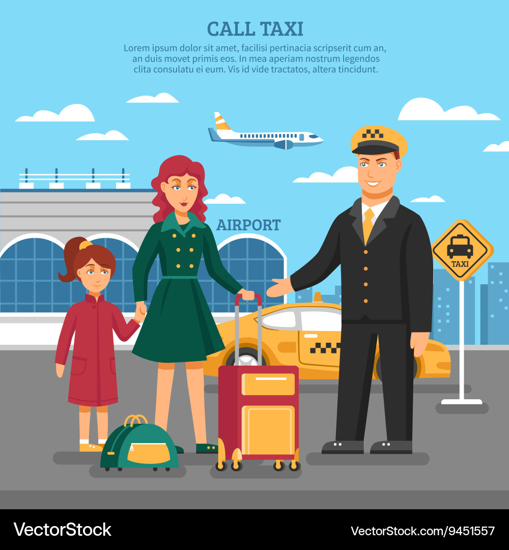 Taxi service Royalty Free Vector Image - VectorStock