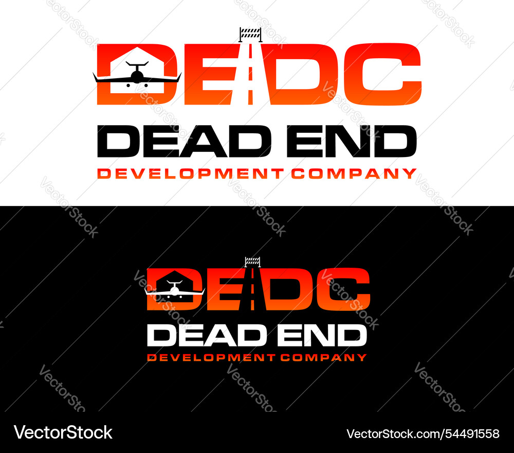 Dead end logo Royalty Free Vector Image - VectorStock