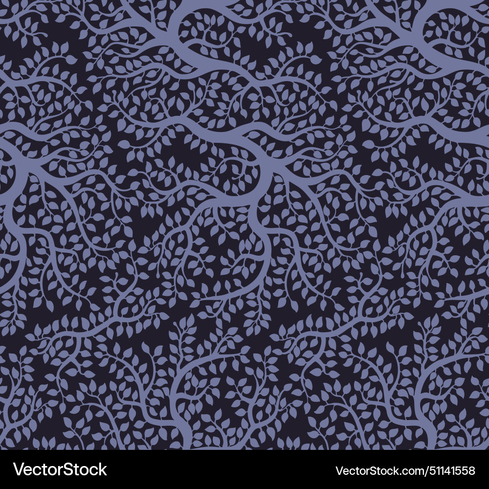 Red beautiful tree pattern natural Royalty Free Vector Image