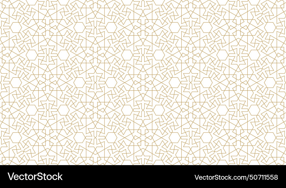 Seamless geometric pattern in authentic arabian Vector Image