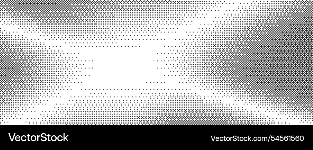 Bitmap pattern with pixel texture dotted gradient Vector Image