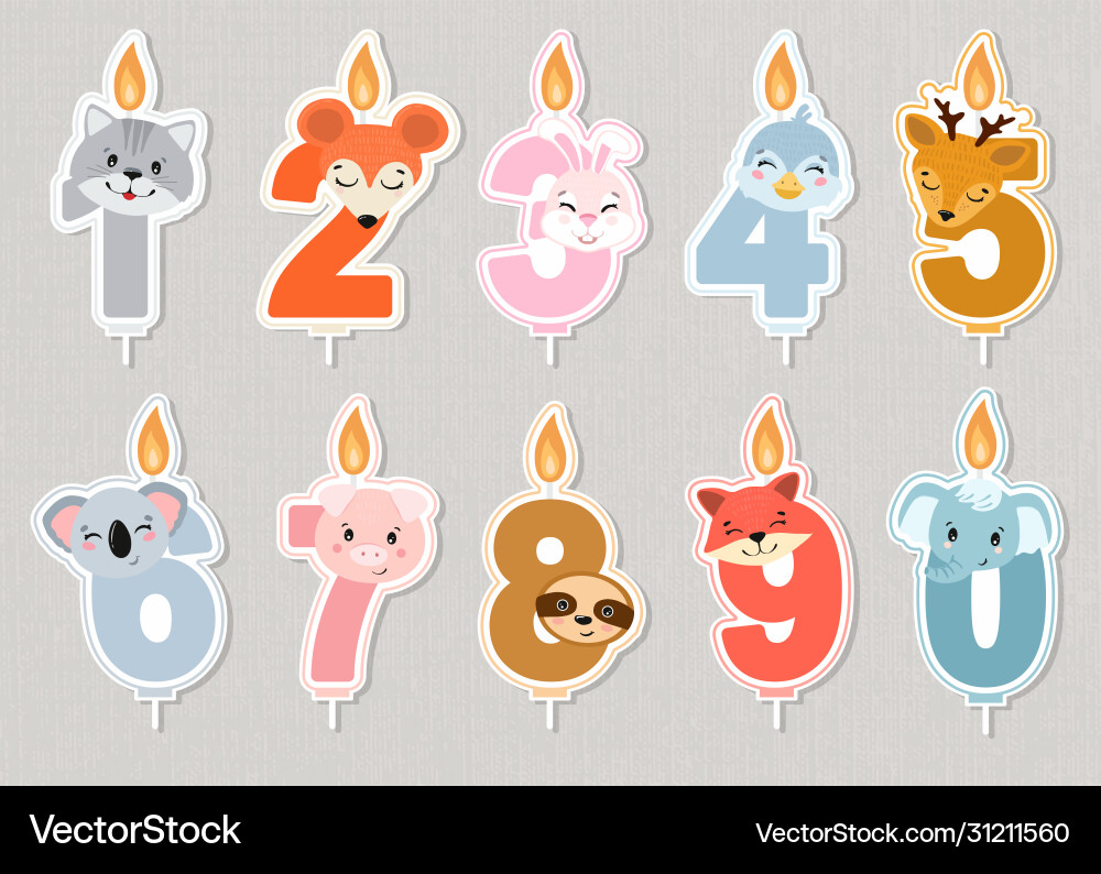 Candle patterns Royalty Free Vector Image - VectorStock