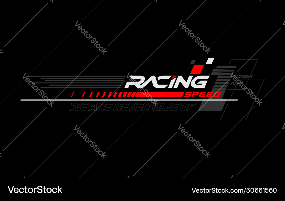 Racing speed 0001 Royalty Free Vector Image - VectorStock