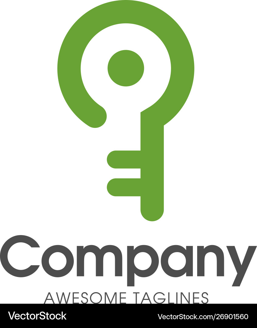 Smart key logo Royalty Free Vector Image - VectorStock